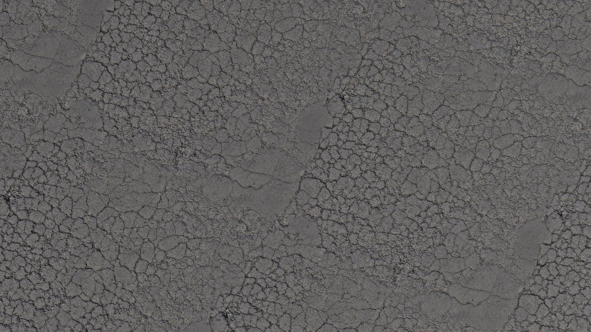 Wet Damaged Road PBR Texture by Eagle Soft