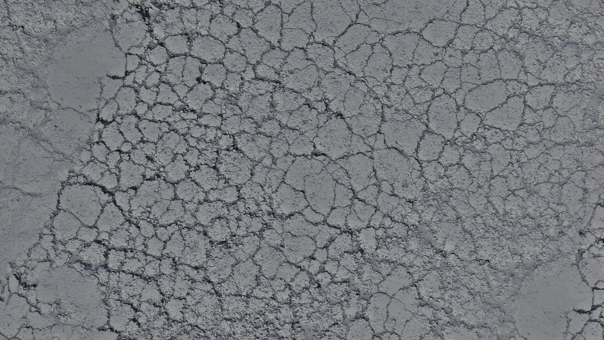 Wet Damaged Road PBR Texture by Eagle Soft