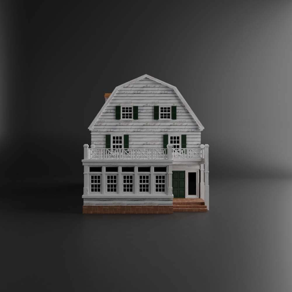 Amityville Horror House - 3D Model by eboldstudio