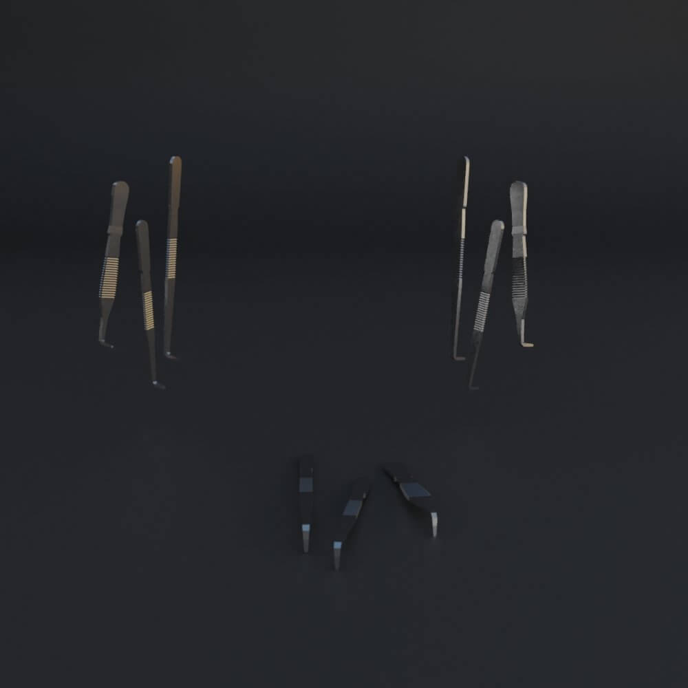 Medical Essentials - 20 Small Object in Hospital 3D Model by eboldstudio