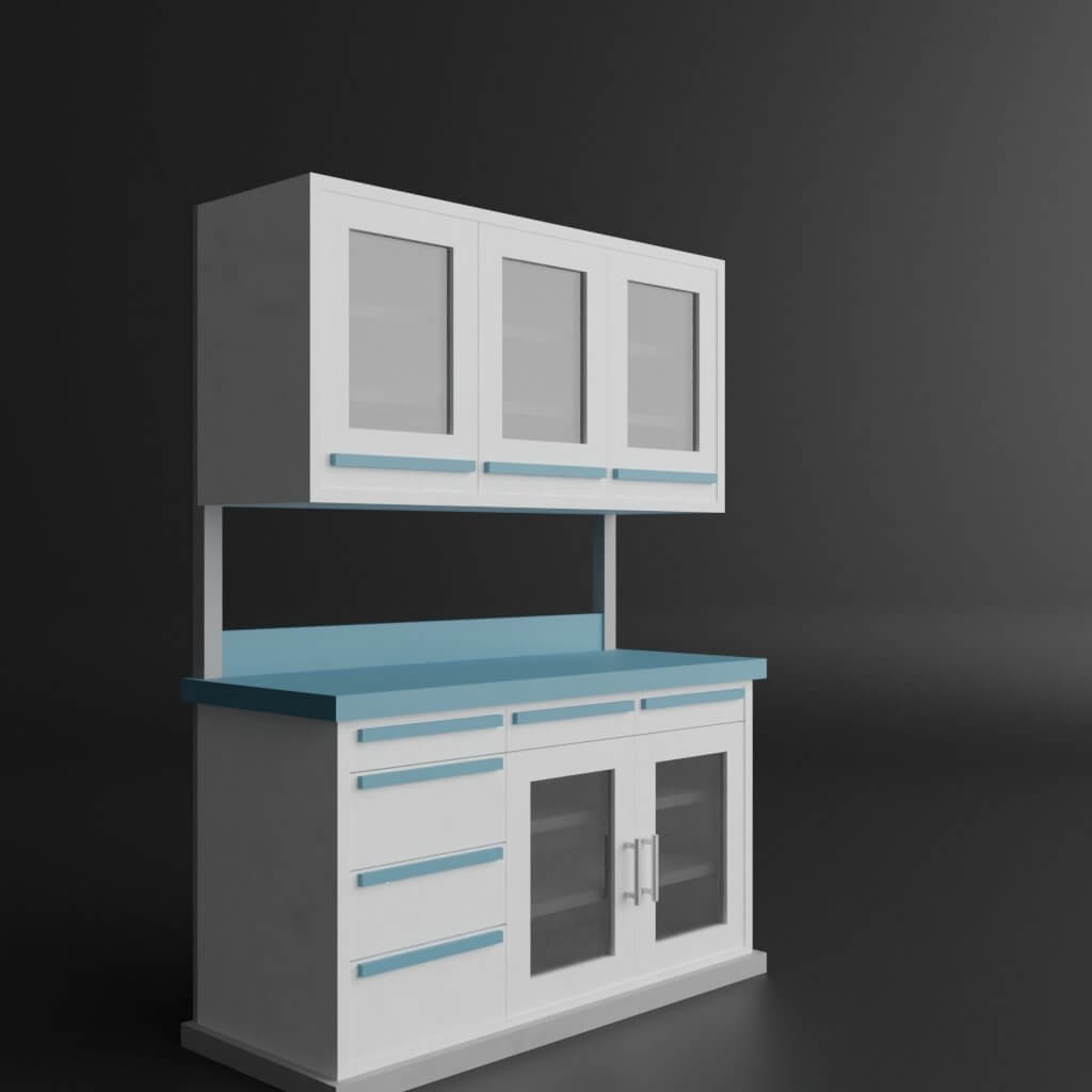 Medical Storage Furniture Set - 3D Model by eboldstudio