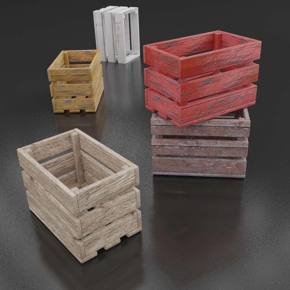 Post Apocalypse Box and Asset Pack - 3D Model by eboldstudio