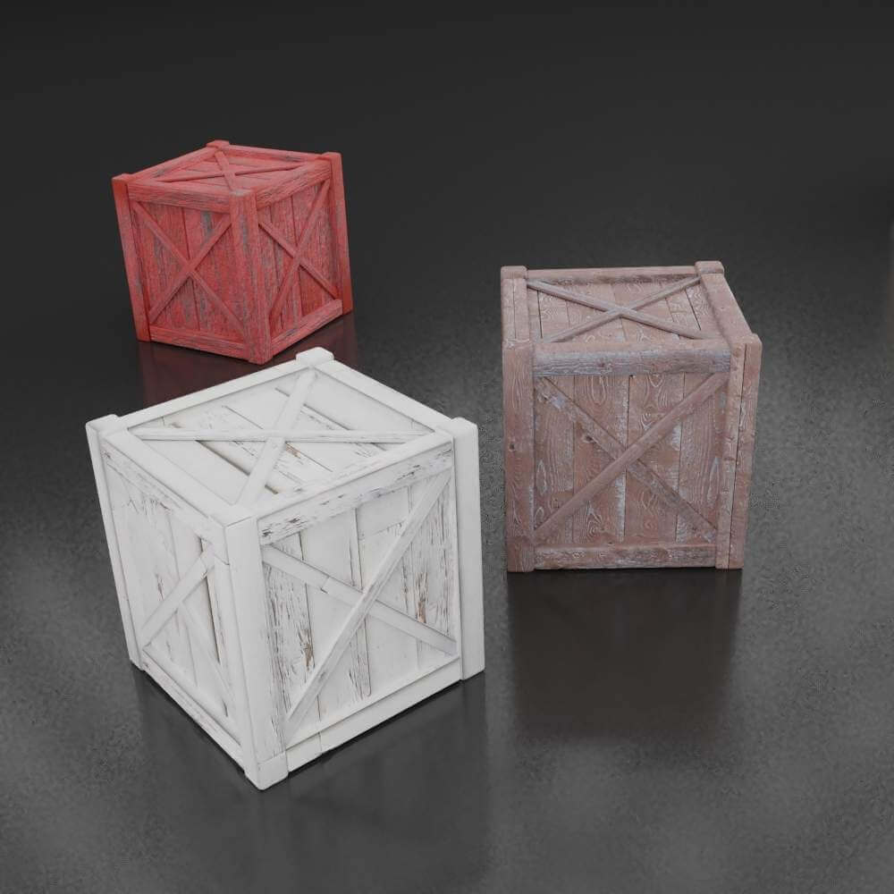 Post Apocalypse Box and Asset Pack - 3D Model by eboldstudio