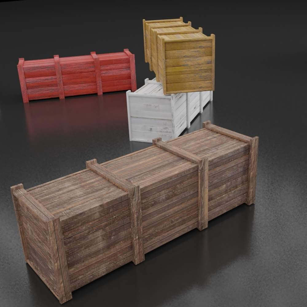 Post Apocalypse Box and Asset Pack - 3D Model by eboldstudio