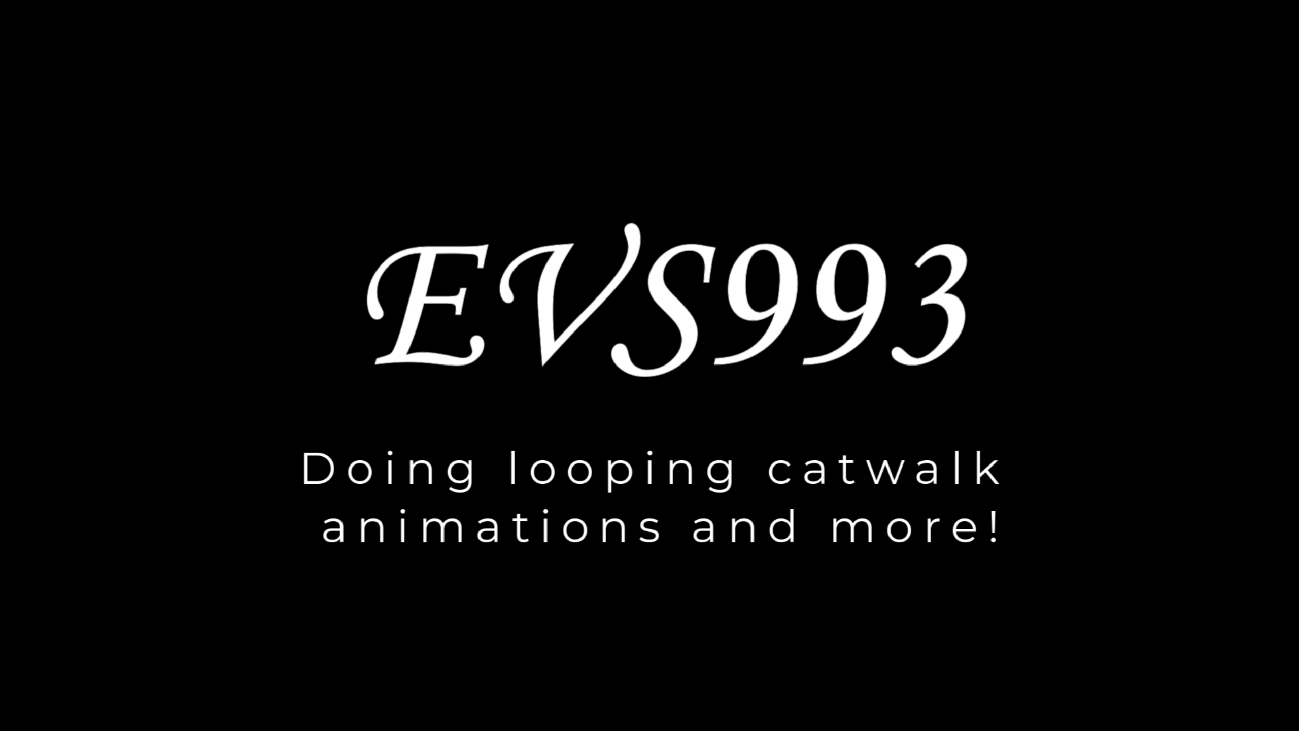 Doing Looping Catwalk Animations on Deviantart. Check em Out