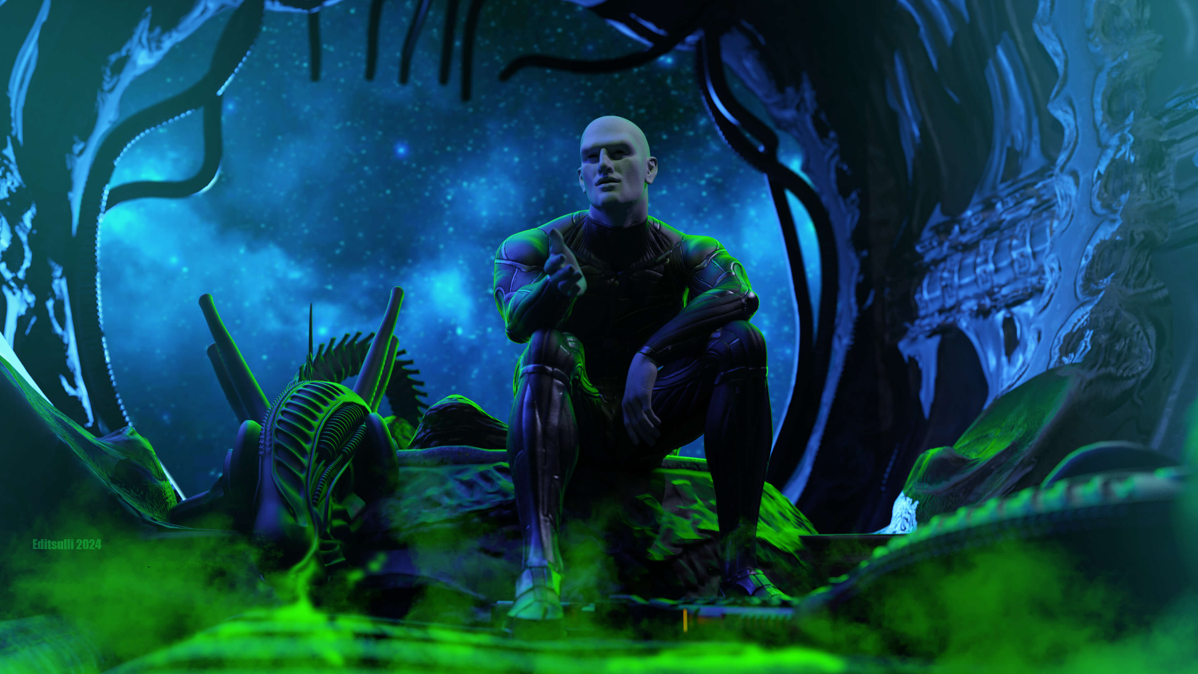 Engineer 3D Render, Digital Art by editsulli