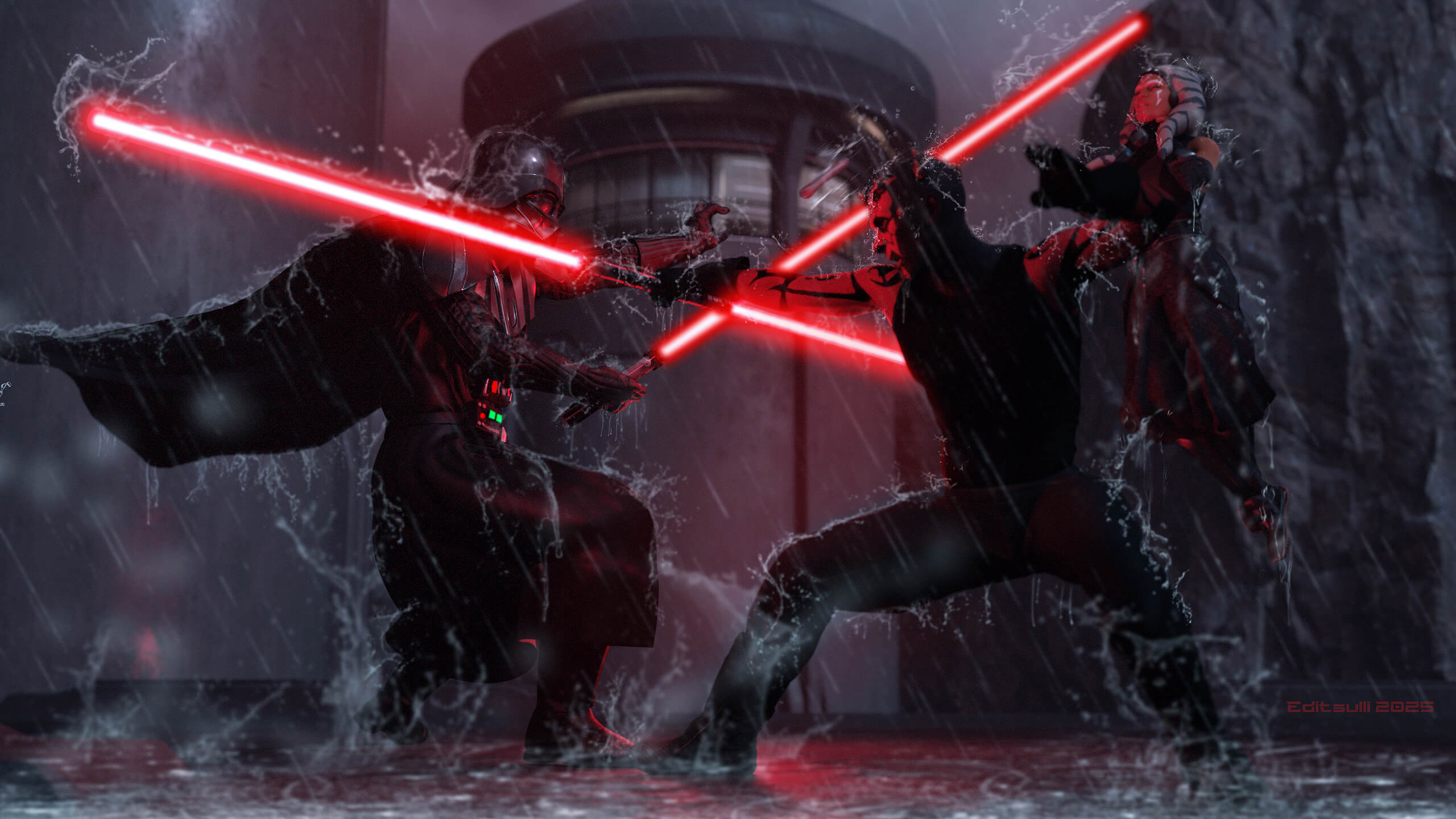 Vader Has Arrived 3 3D Render, Digital Art by editsulli