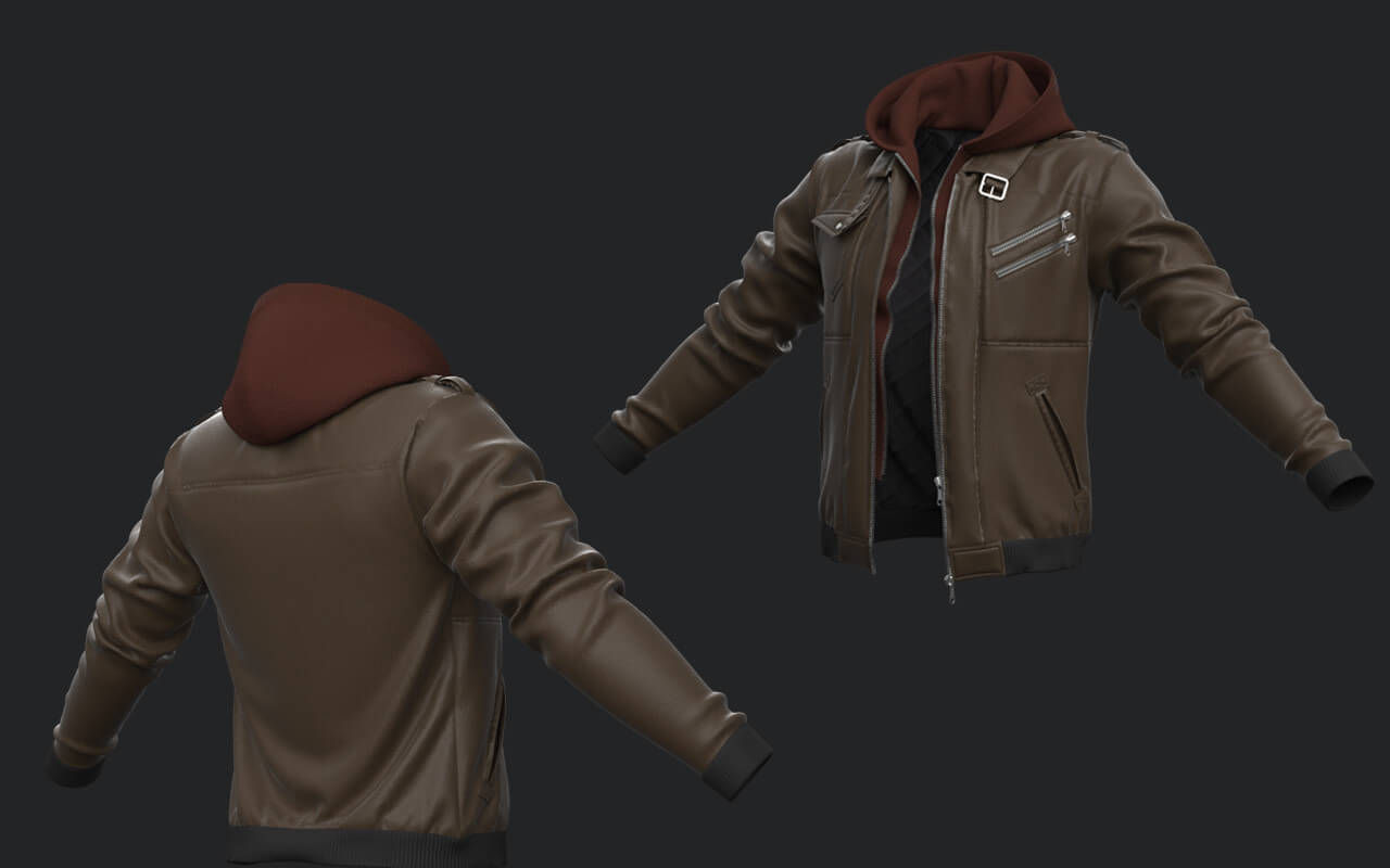 Mens Jacket - 3D Model by EdwardM