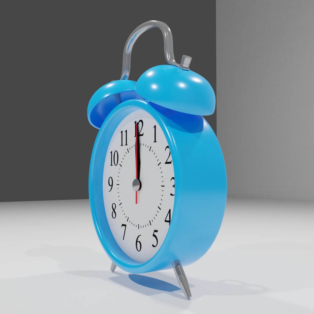 Alarm Clock - Free 3D Model by Edwin polanco