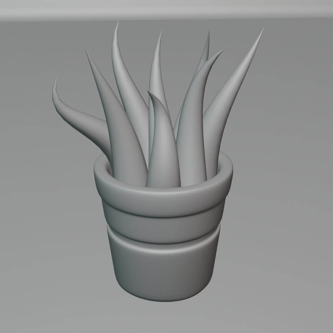 Aqua Plant - Free 3D Model by Edwin polanco