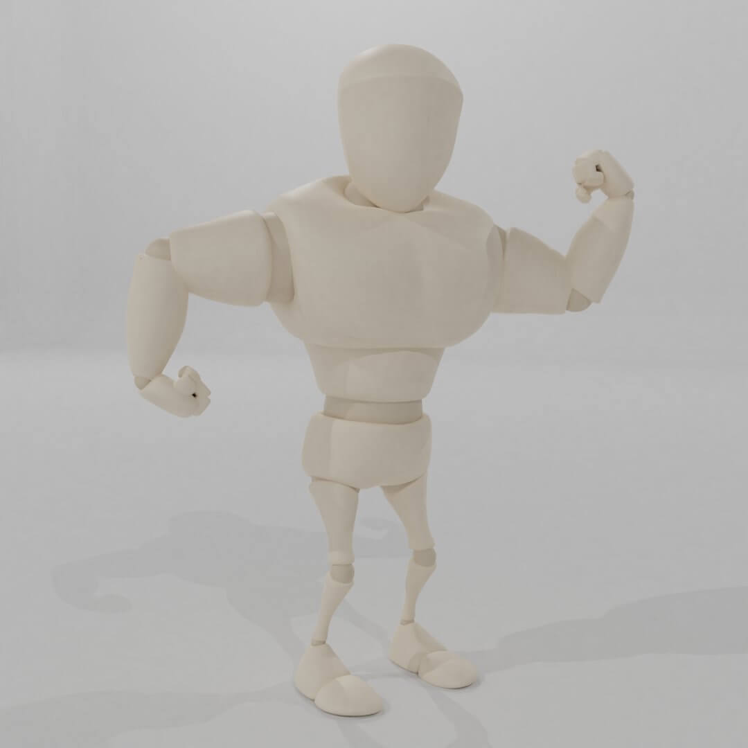 Beefy Rig For Blender - Free 3D Model by Edwin polanco