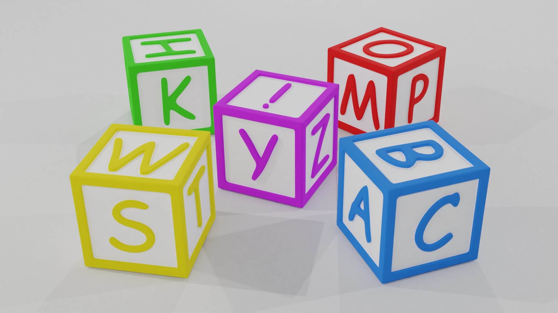 Toy Blocks - Free 3D Model by Edwin polanco