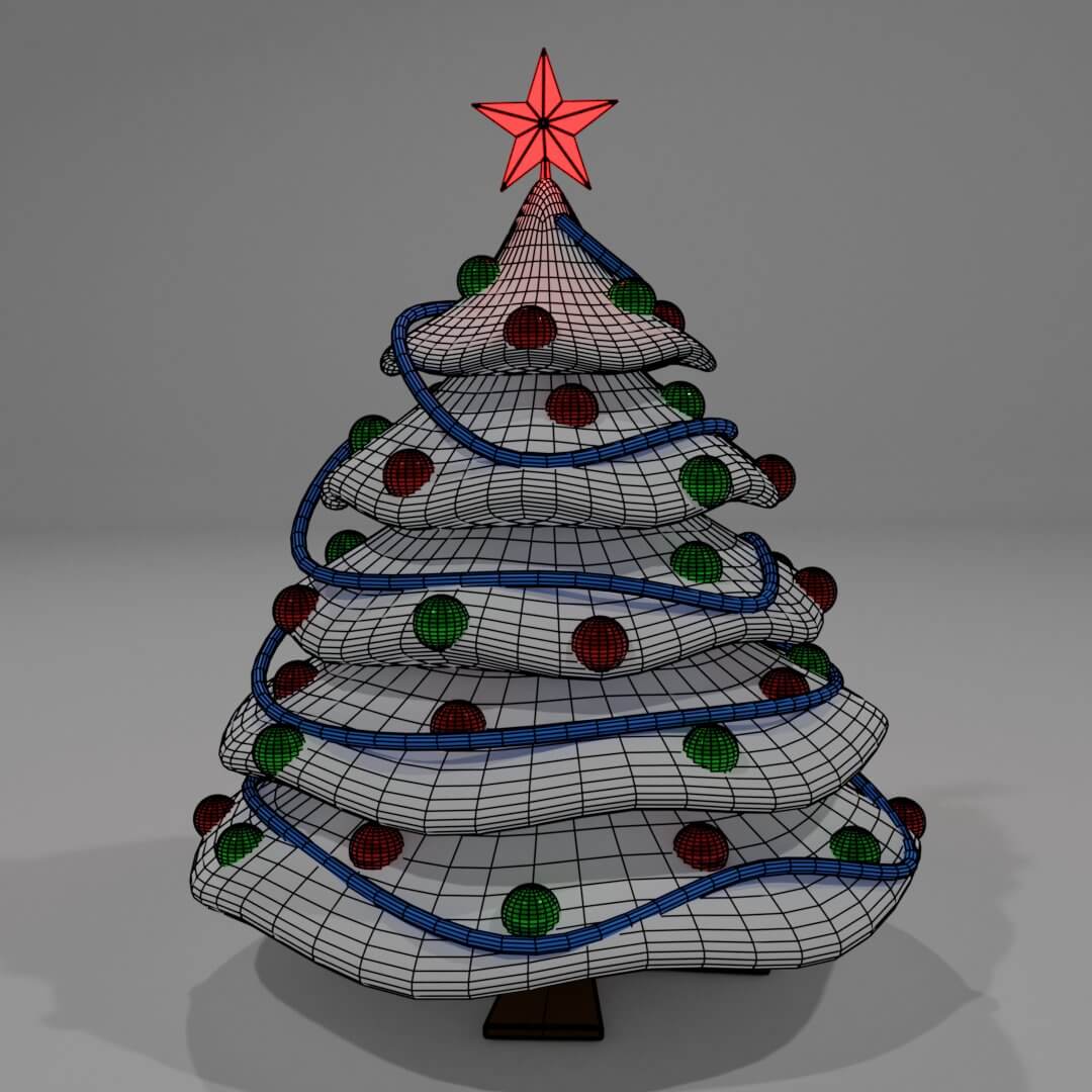 Christmas Tree - Free 3D Model by Edwin polanco