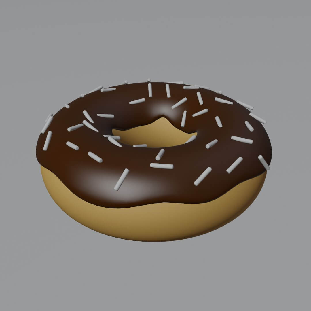 Donut - Free 3D Model by Edwin polanco