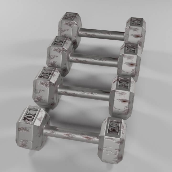 Weights - Free 3D Model by Edwin polanco