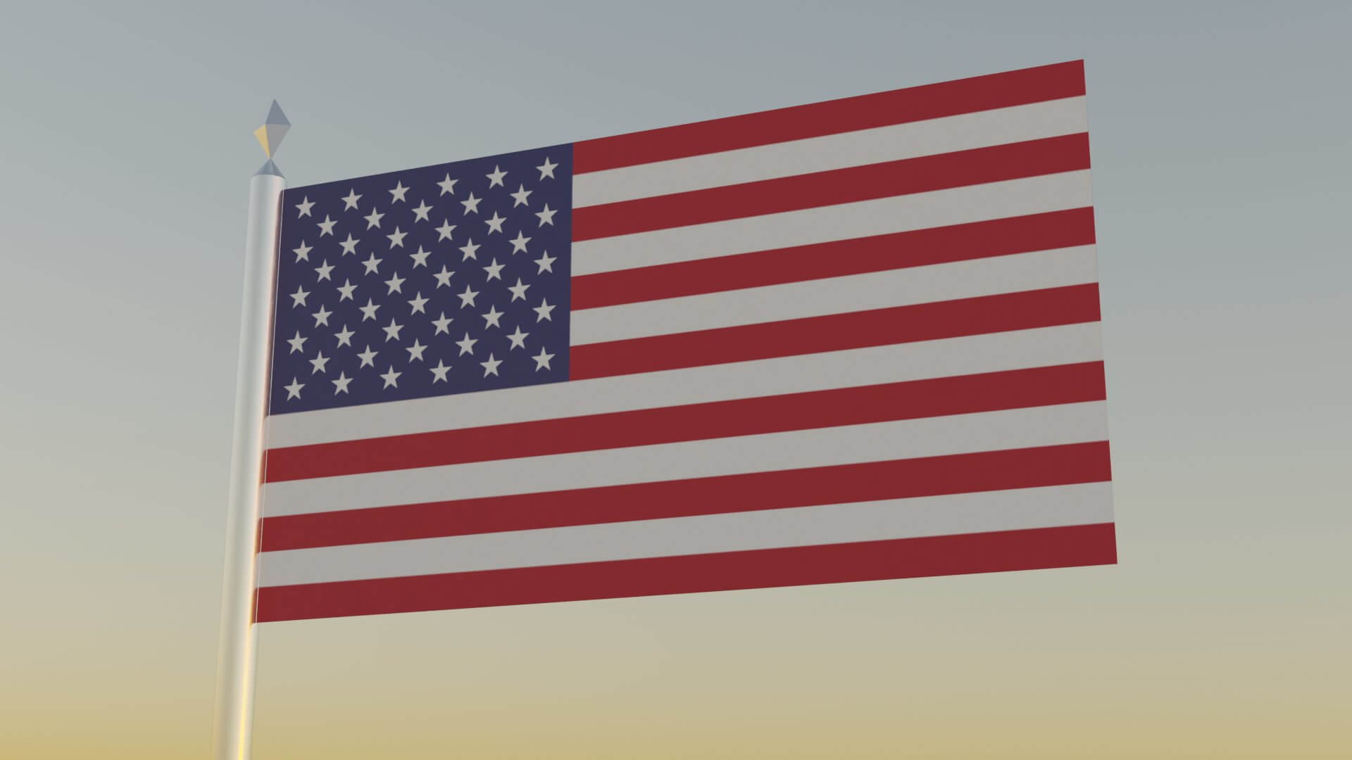 Flag - Free 3D Model by Edwin polanco