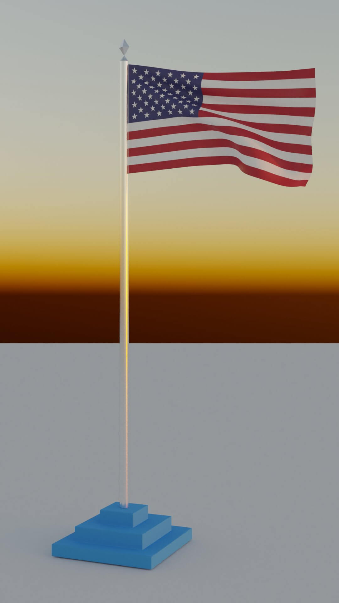Flag - Free 3D Model by Edwin polanco