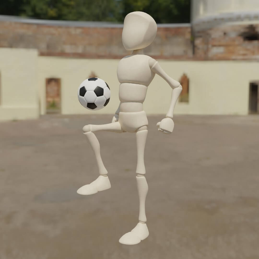 Free Bony Rig For Blender 3D Render, Digital Art by Edwin polanco