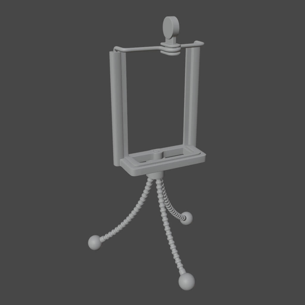 Mini Tripod - Free 3D Model by Edwin polanco