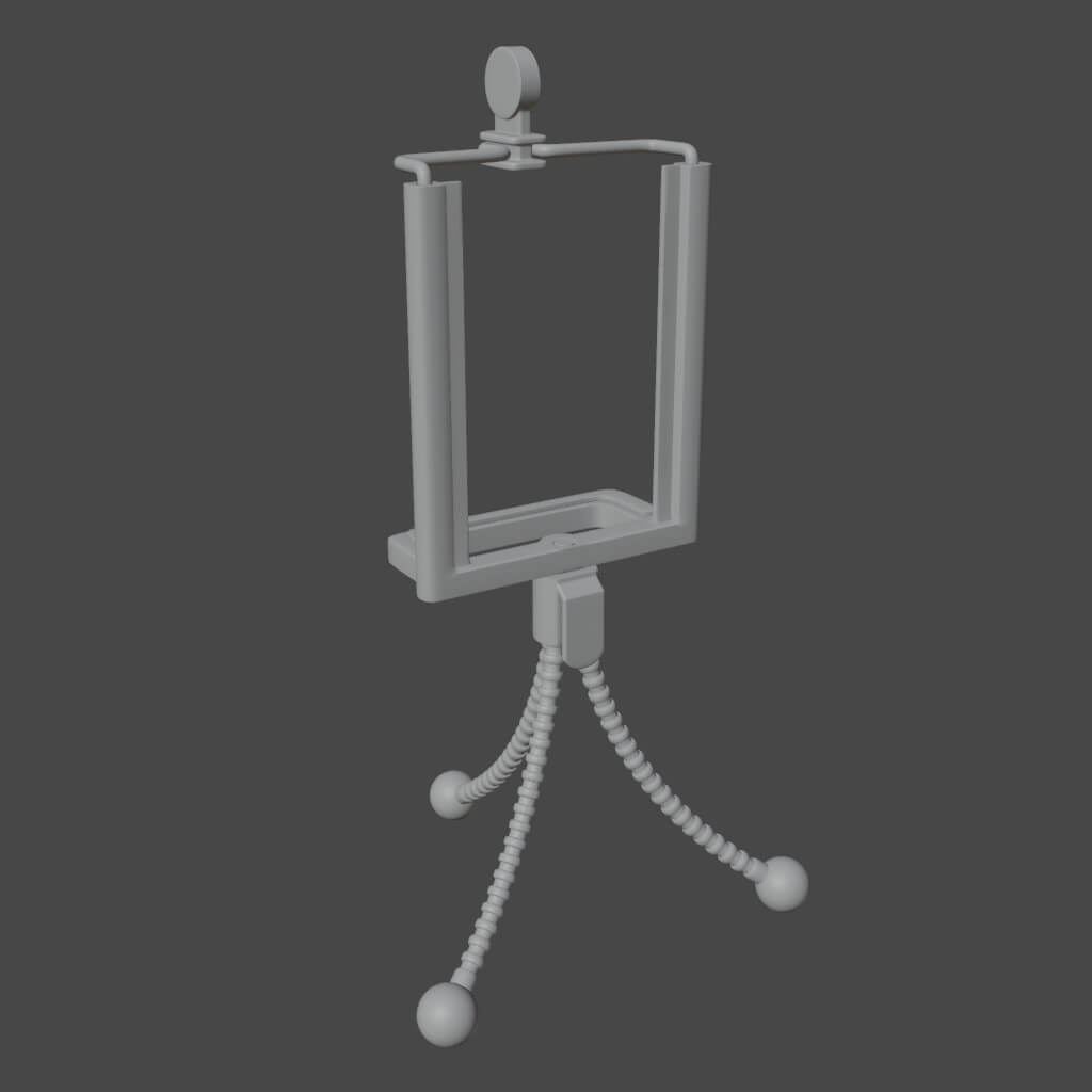 Mini Tripod - Free 3D Model by Edwin polanco