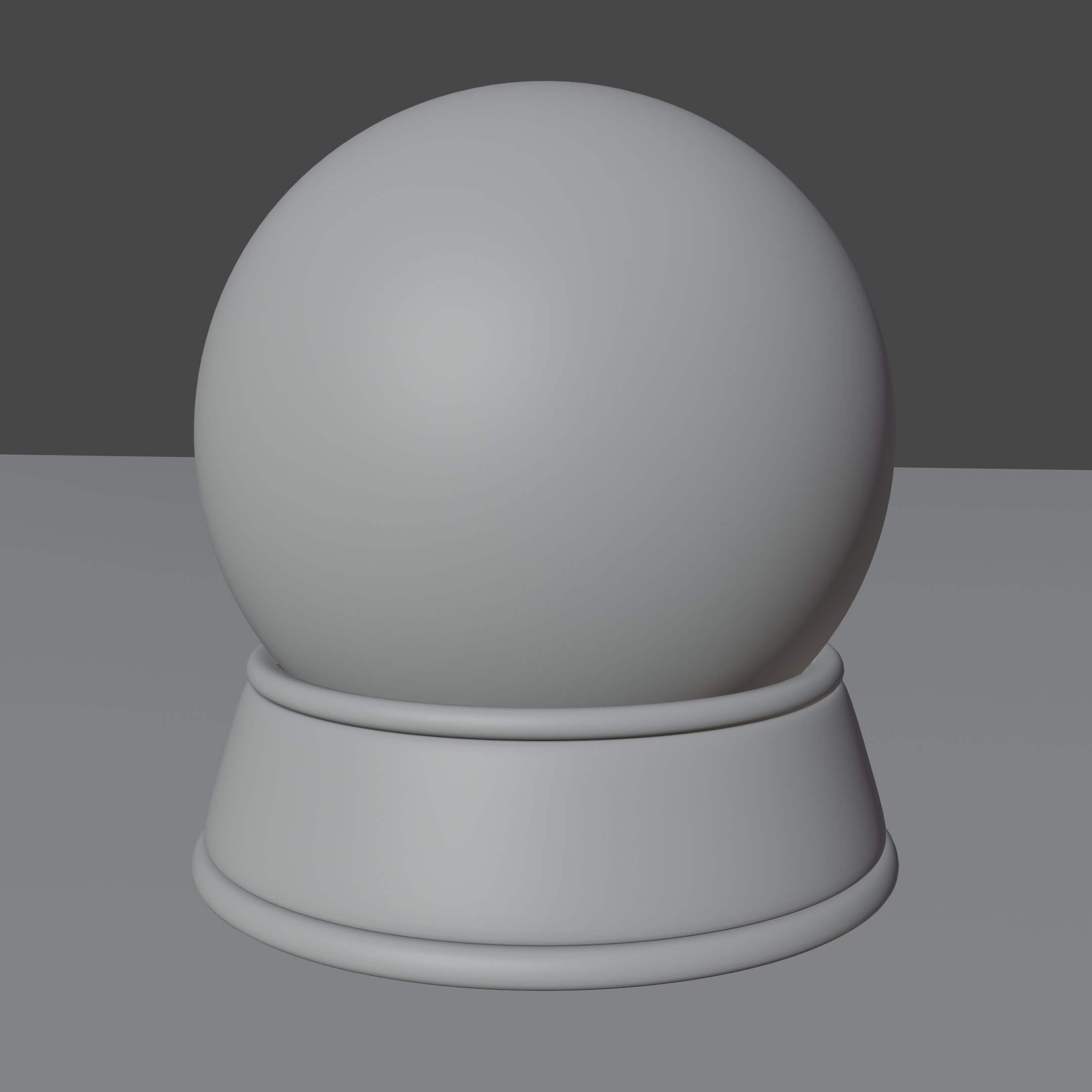 Snow Globe - Free 3D Model by Edwin polanco