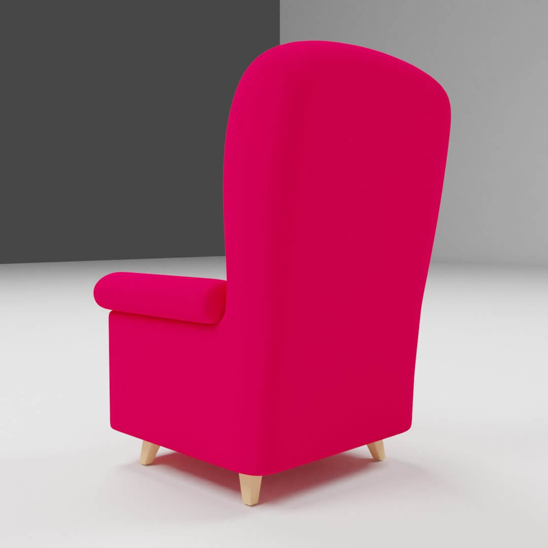 Sofa One-Seat Free 3D Model by Edwin polanco