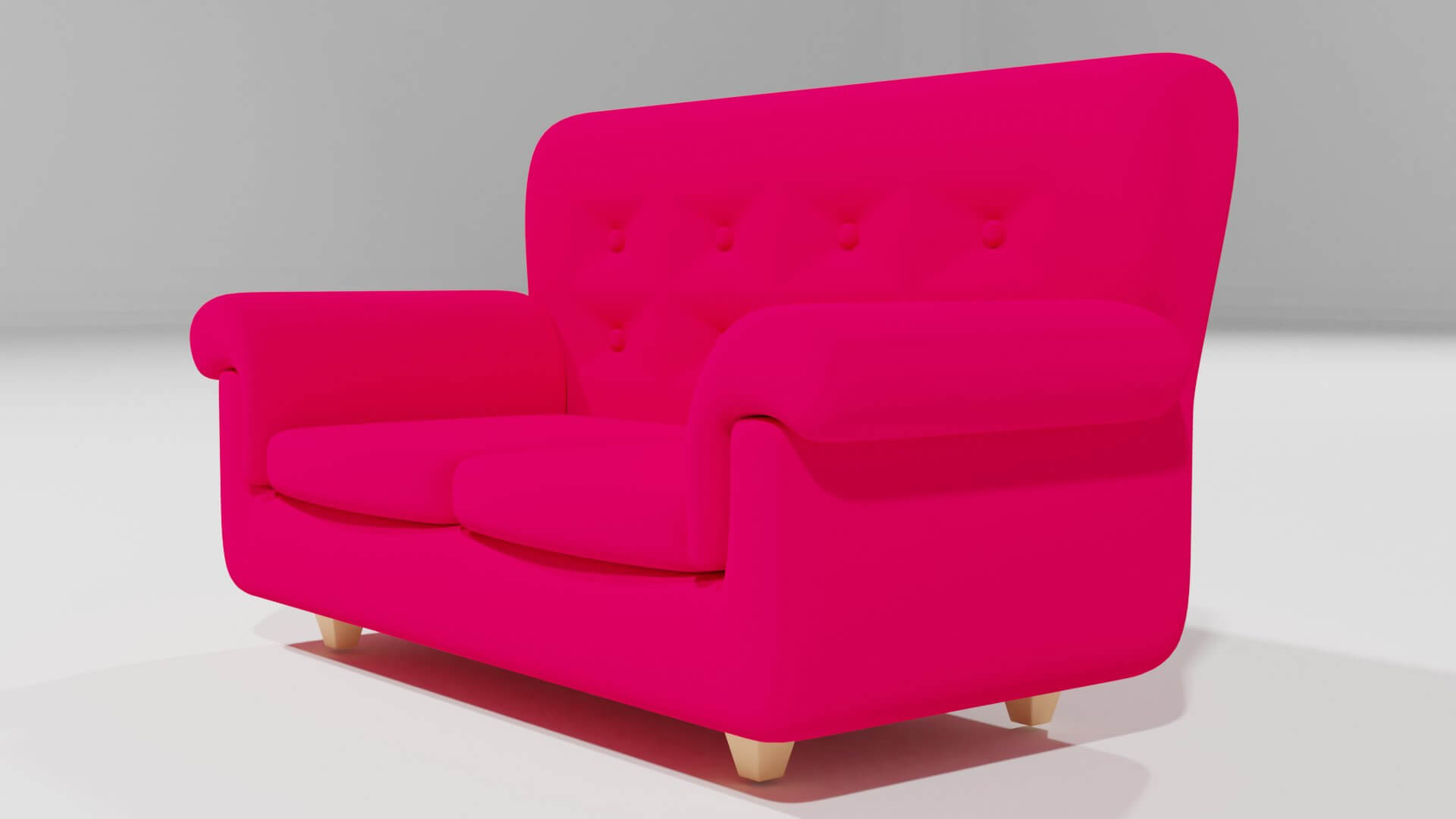 Sofa Two-Seat Free 3D Model by Edwin polanco