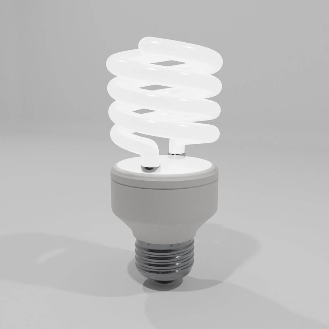 Spiral Bulb - Free 3D Model by Edwin polanco