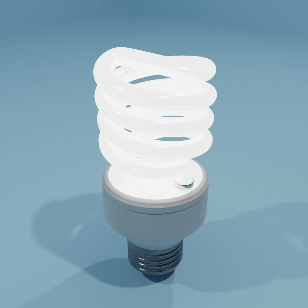 Spiral Bulb - Free 3D Model by Edwin polanco