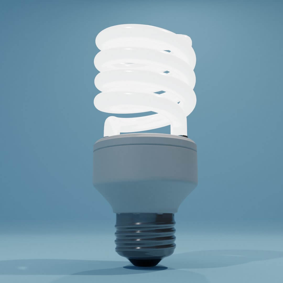 Spiral Bulb - Free 3D Model by Edwin polanco