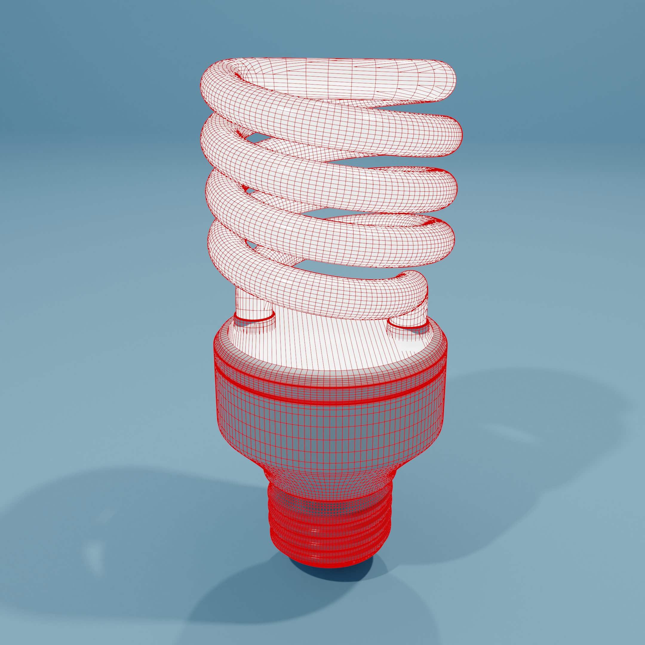 Spiral Bulb - Free 3D Model by Edwin polanco