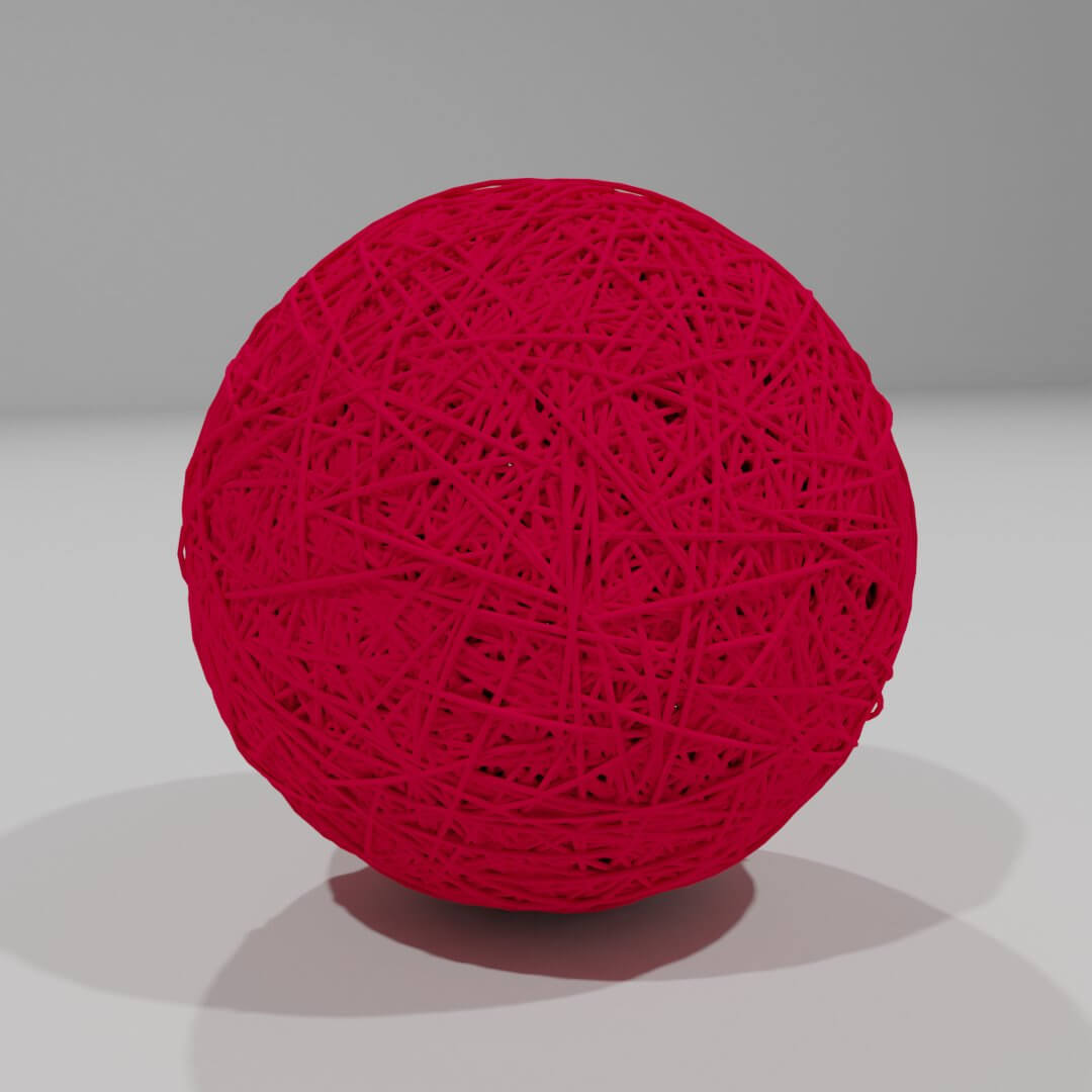 String Ball - Free 3D Model by Edwin polanco