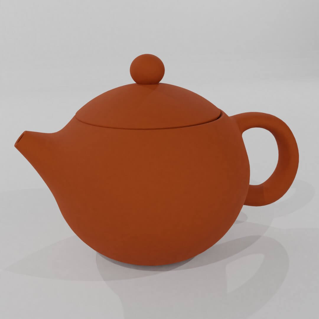 Chinese Teapot - Free 3D Model by Edwin polanco