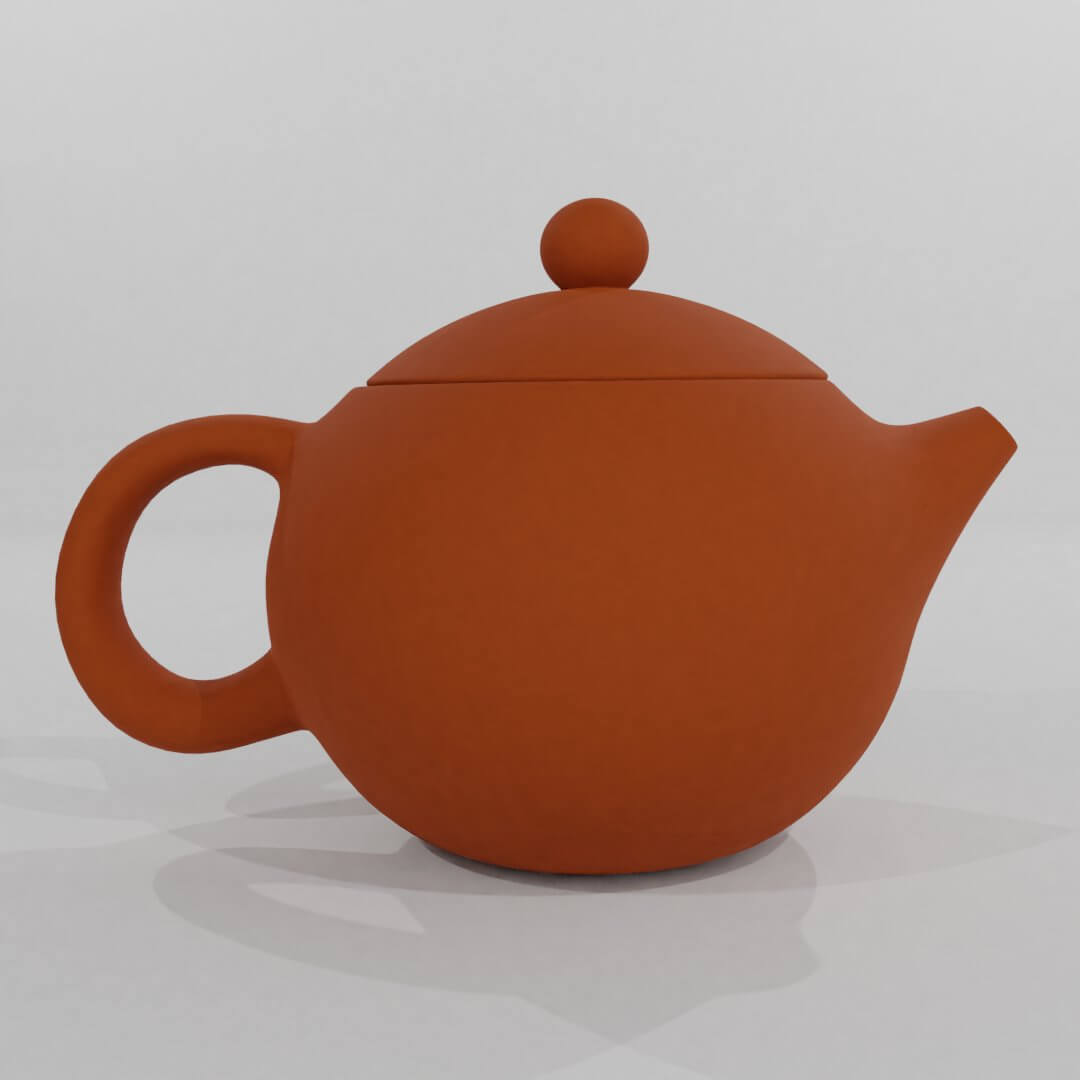 Chinese Teapot - Free 3D Model by Edwin polanco