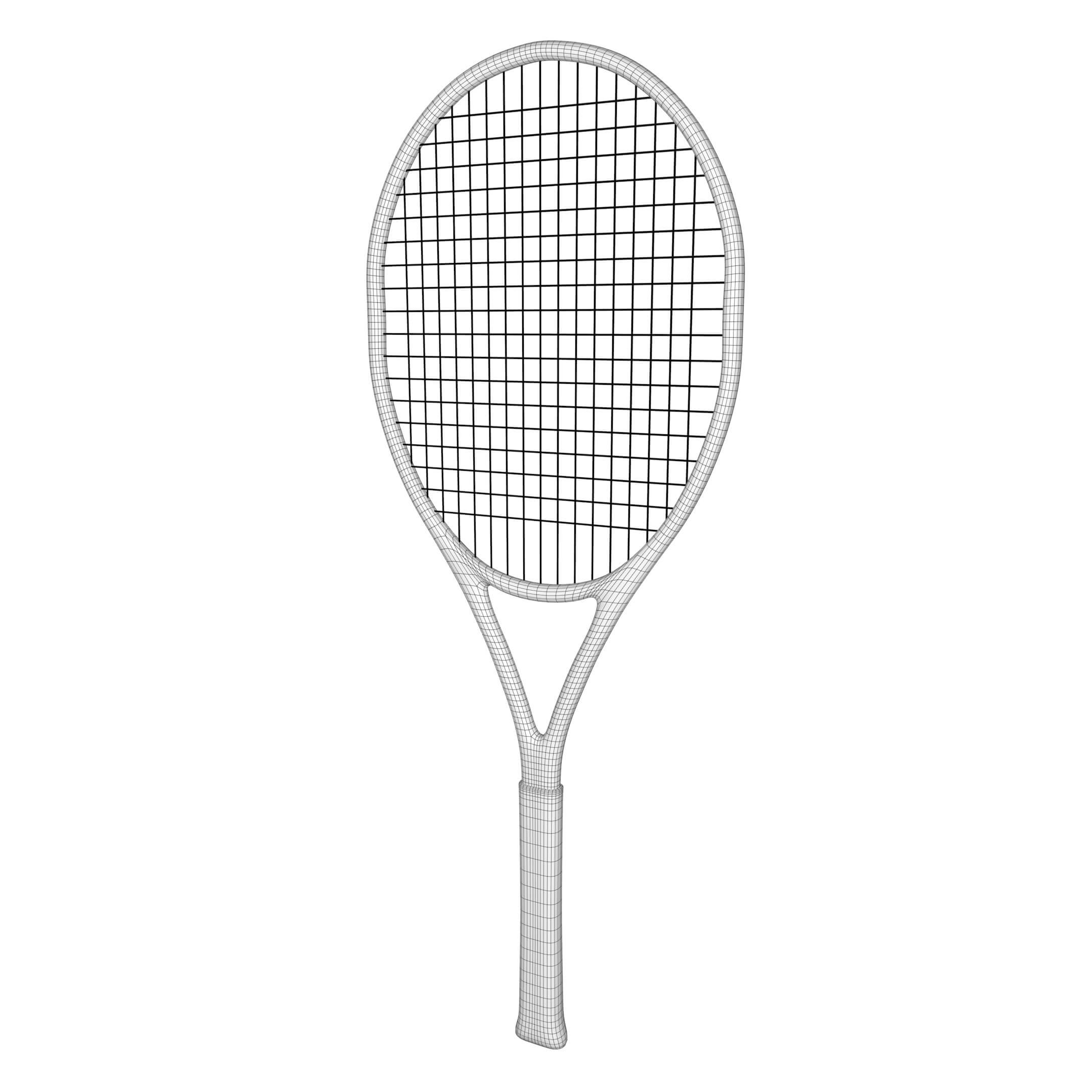 Tennis Racket - Free 3D Model by Edwin polanco