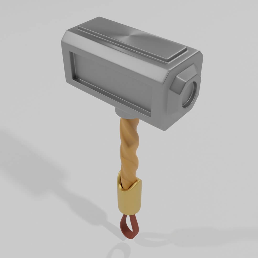 Thor Hammer - Free 3D Model by Edwin polanco