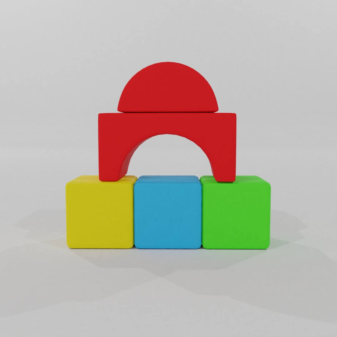 Toy Block Towers - Free 3D Model by Edwin polanco