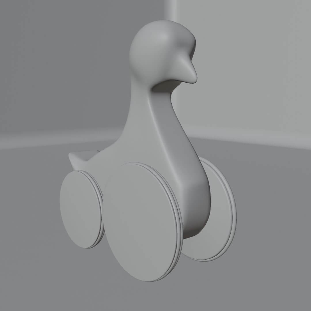 Toy Ducky - Free 3D Model by Edwin polanco