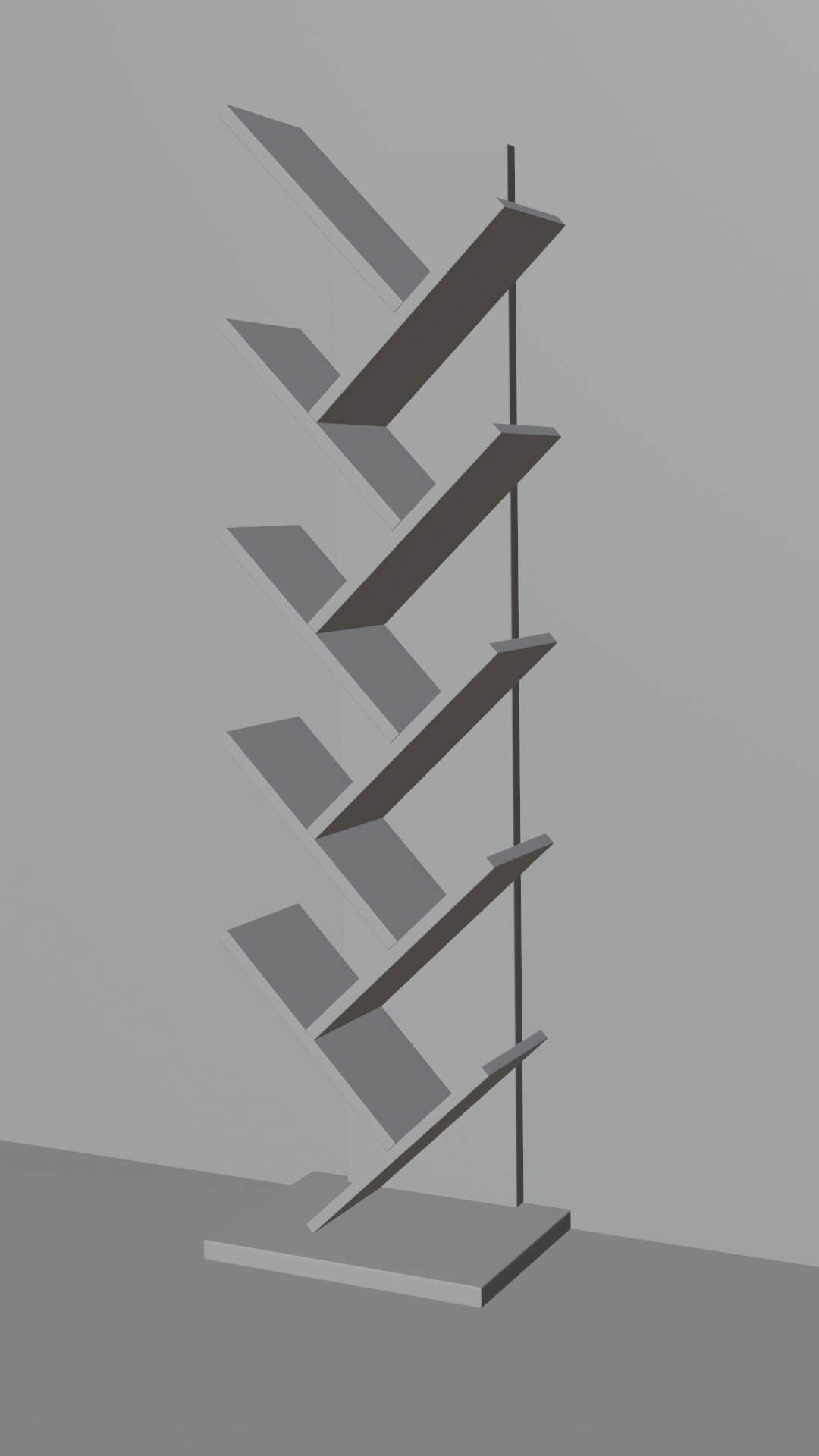 Mobili Rebecca Bookcase - Free 3D Model by Edwin polanco