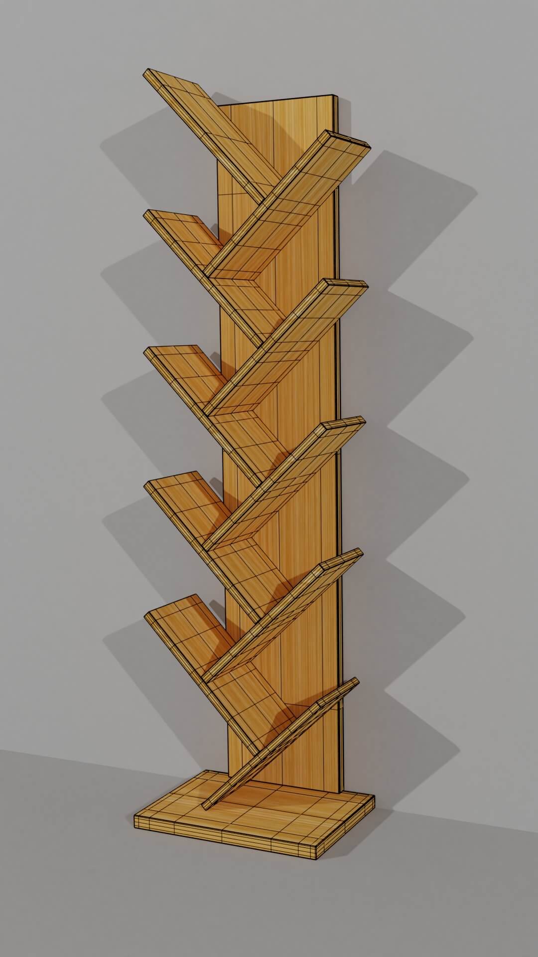 Mobili Rebecca Bookcase - Free 3D Model by Edwin polanco