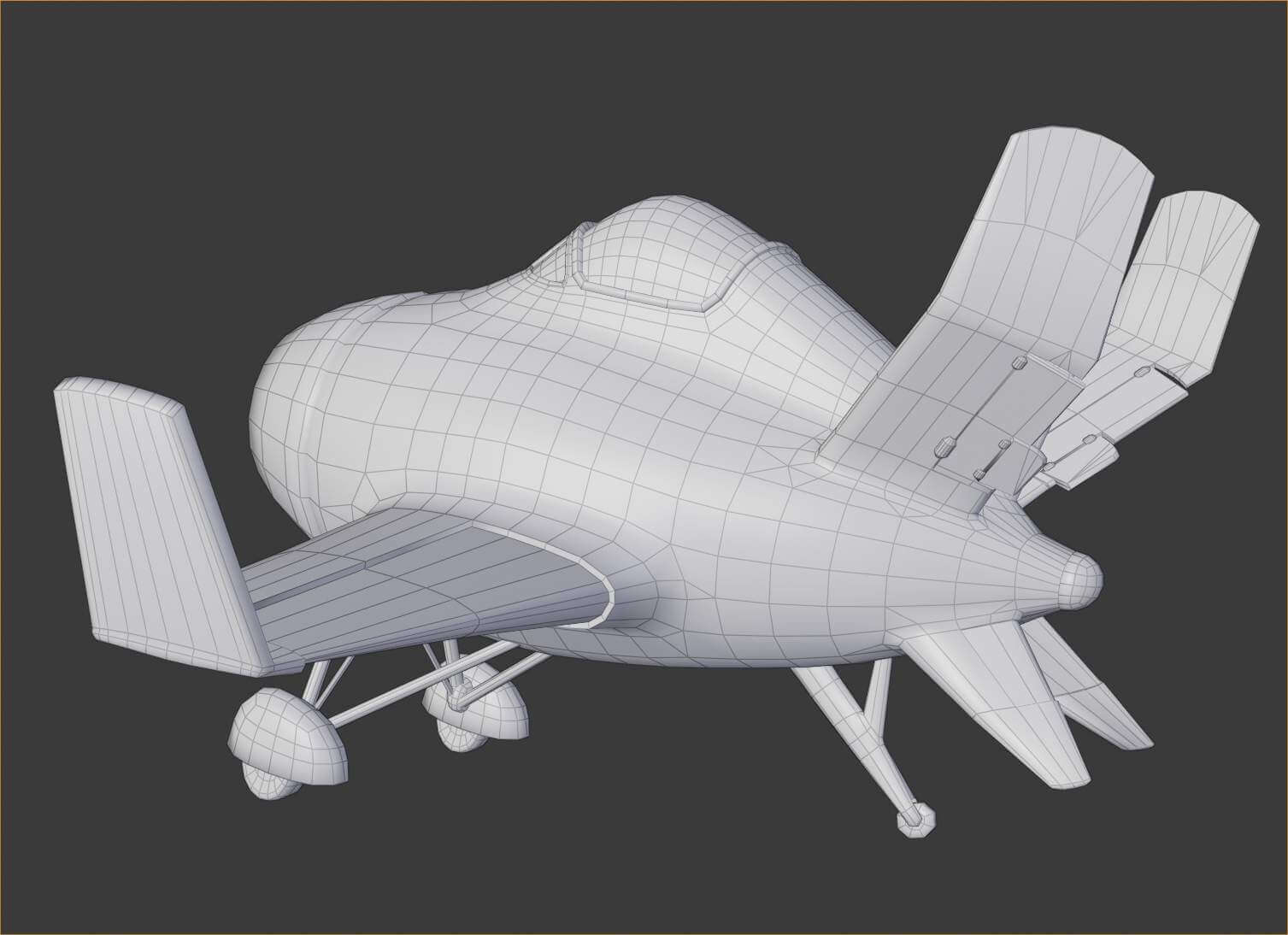 Stylized Airplane - 3D Model by eeveertoon