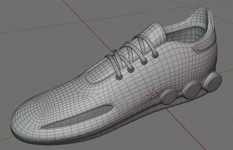Running shoe - 3D Model by eeveertoon