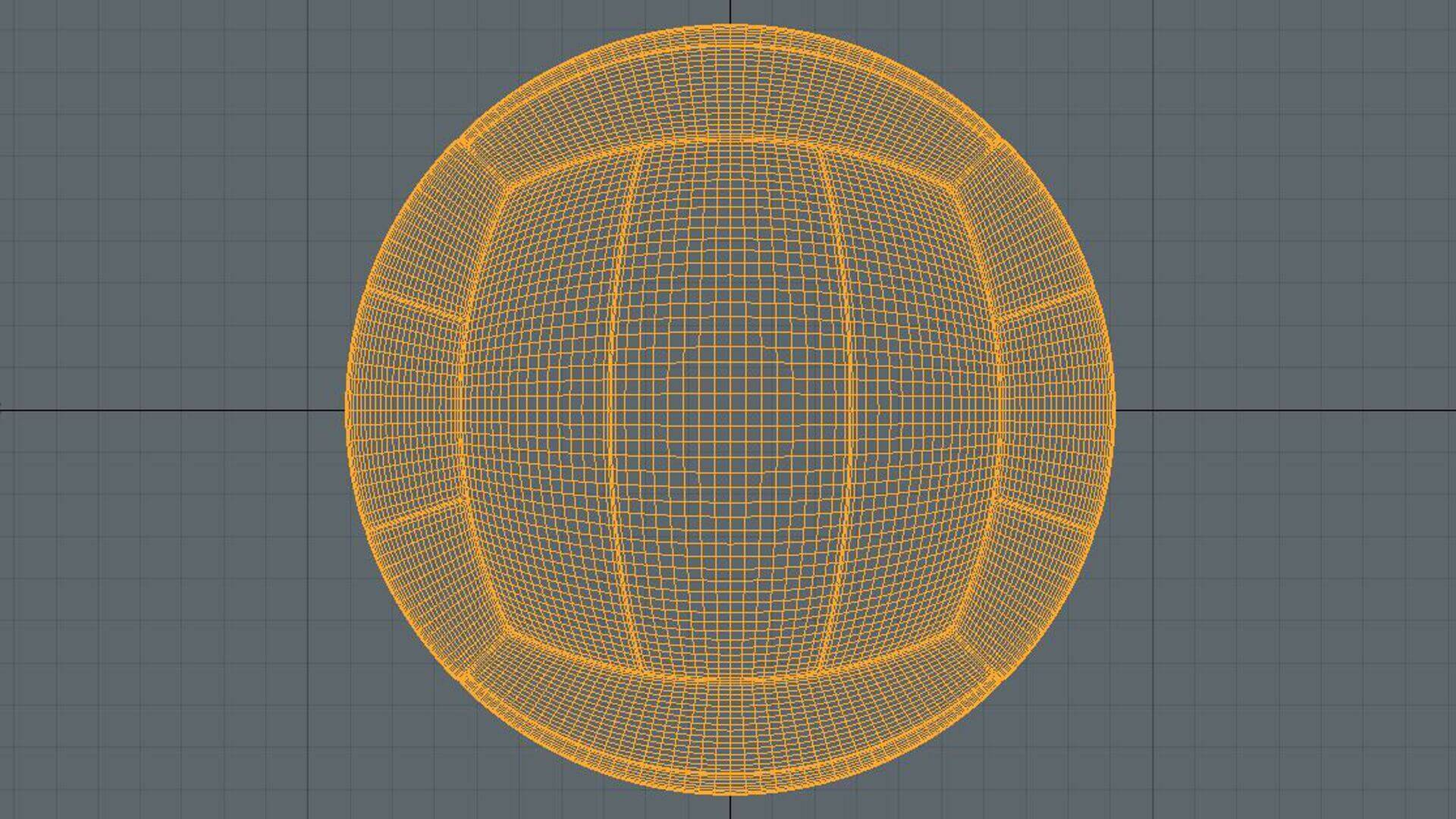 Professional Volley Ball - 3D Model by ef3design