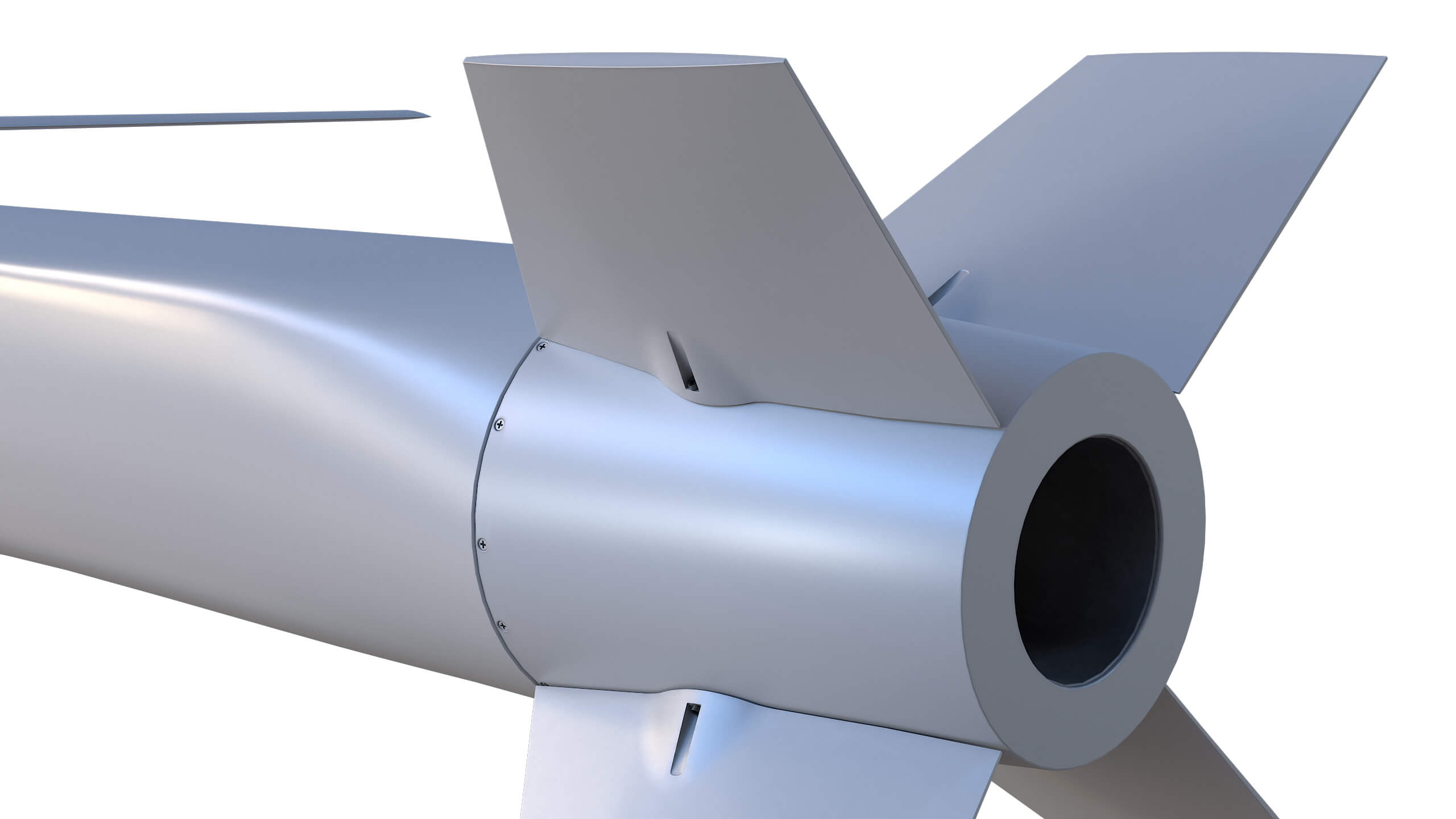 Bullseye Long-Range Missile 3D Model by EFC