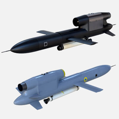 FP-5 Flamingo Cruise Missile 3D Model by EFC