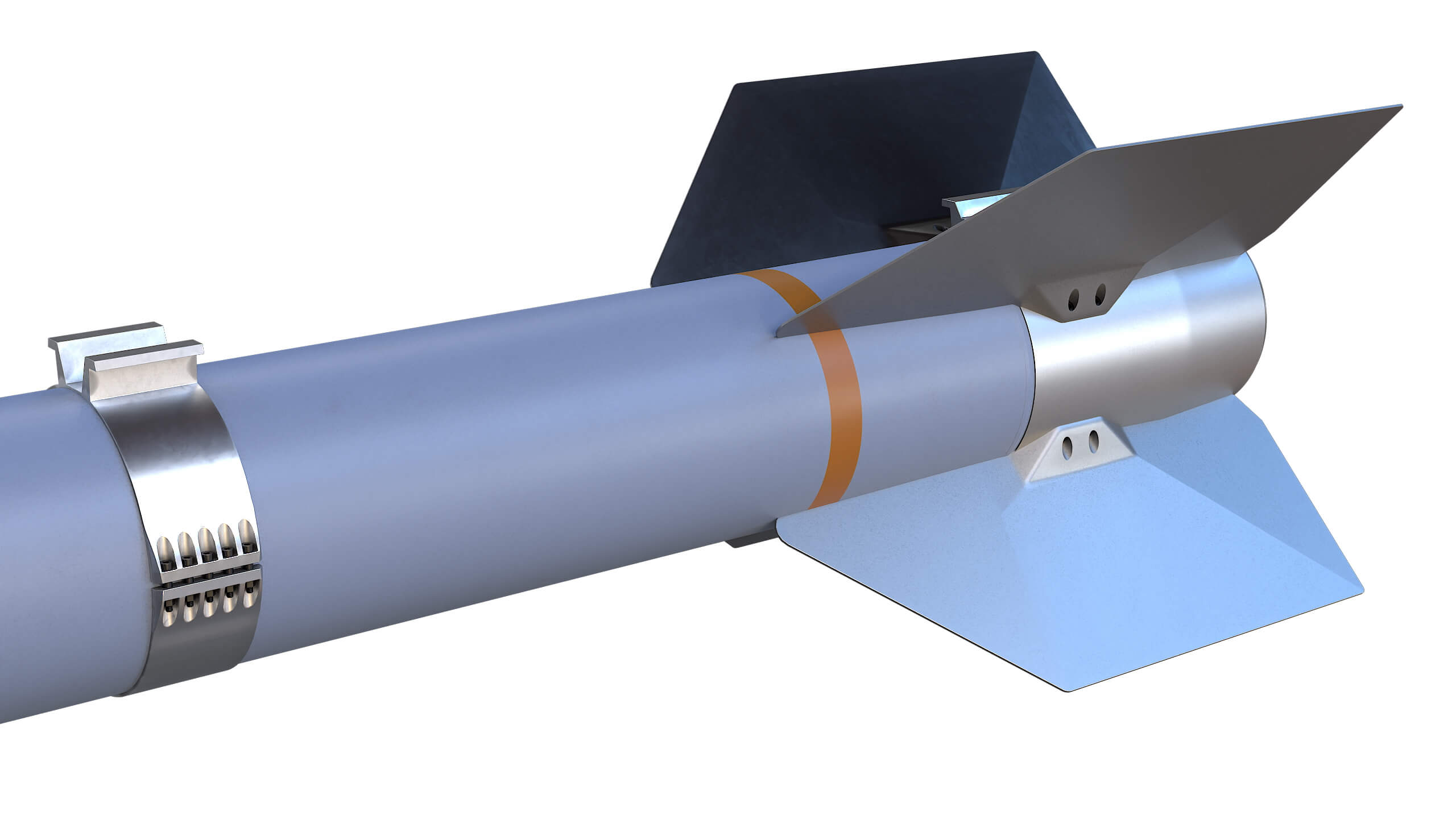 I-Derby Er Long Range Air-To-Air Missile 3D Model by EFC