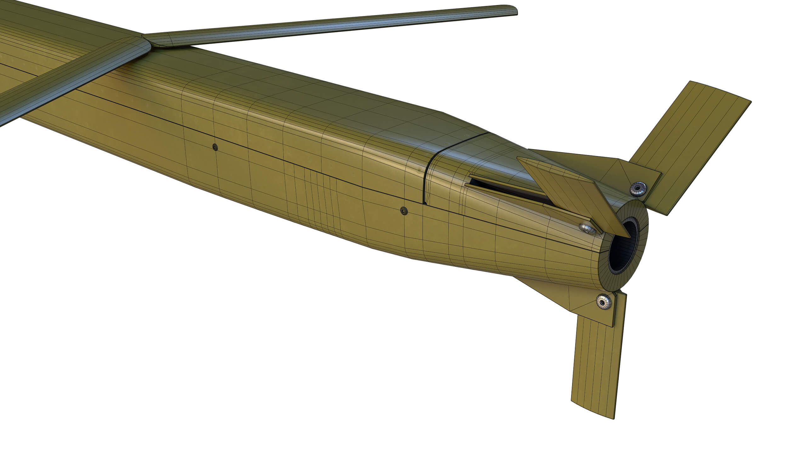 Jackal Turbo Jet-Powered Missile 3D Model by EFC