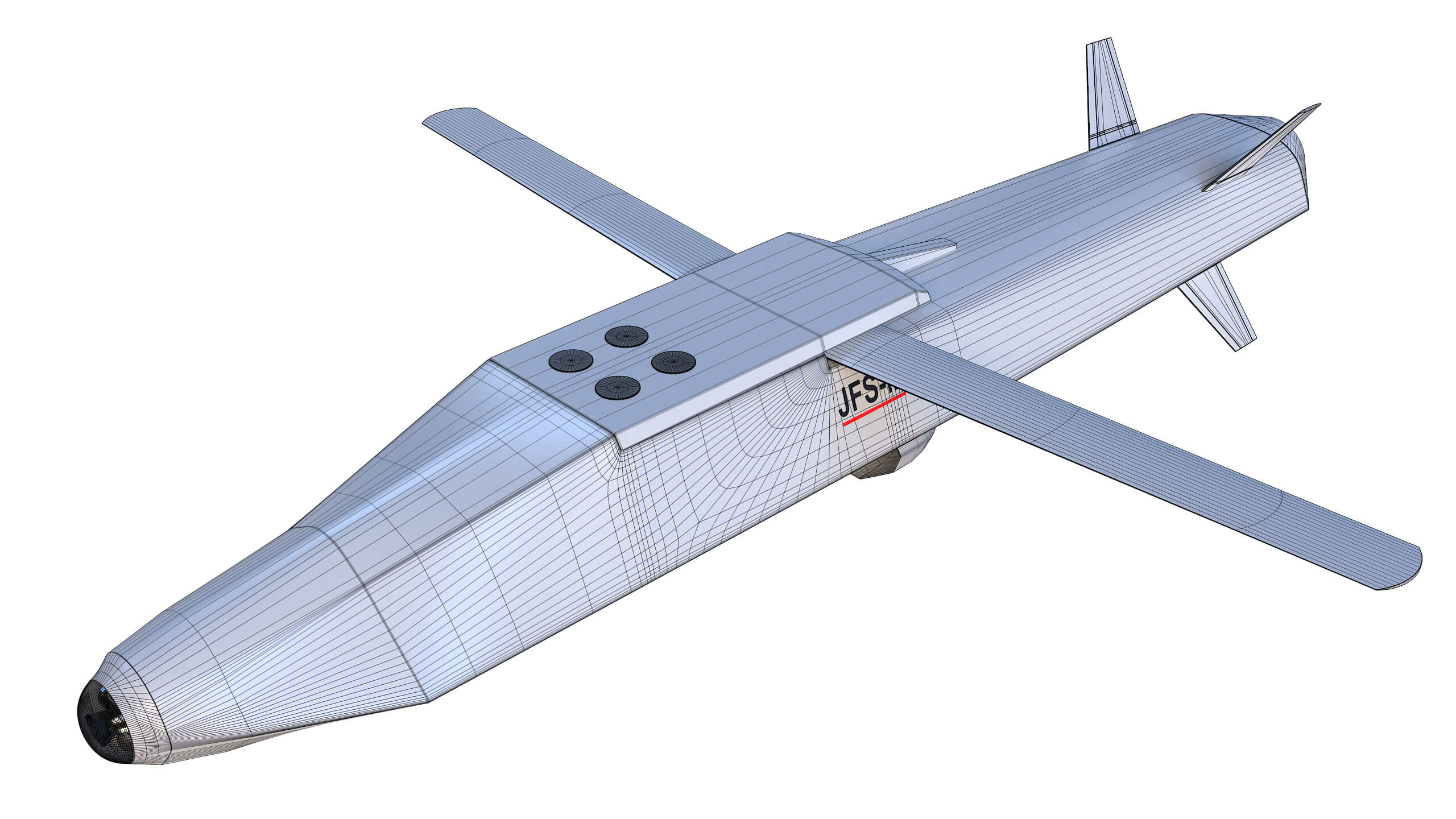 JFS-M Joint Fire Support Missile 3D Model by EFC