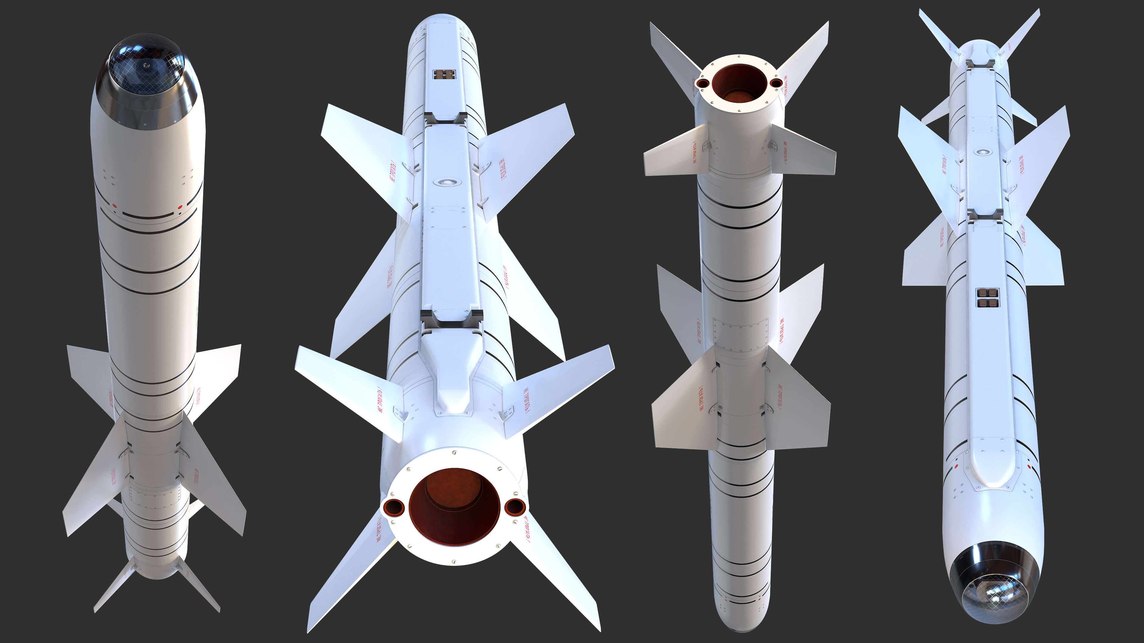 KH-38ml Missile 3D Model by EFC