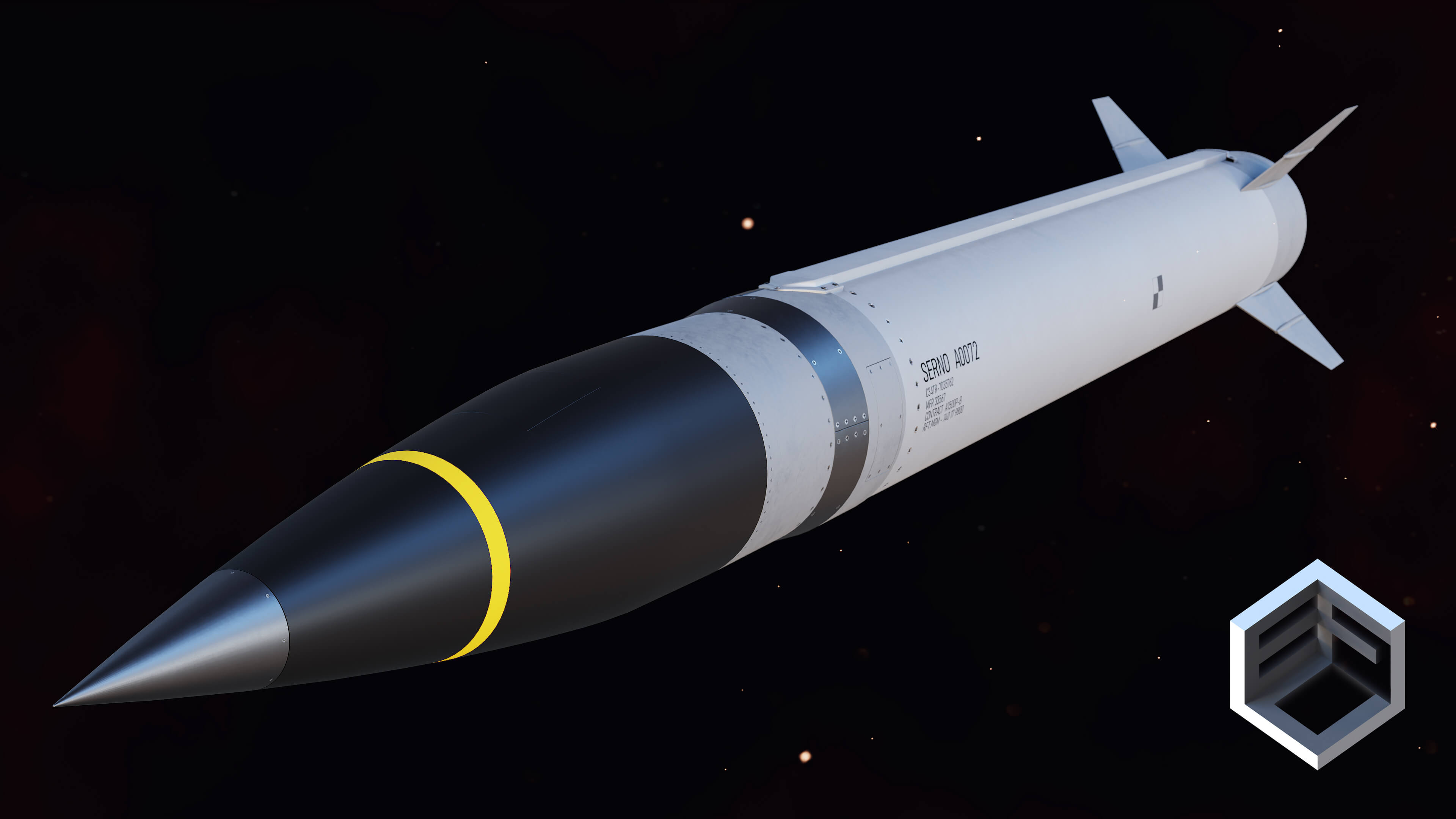 Precision Strike Missile PrSM - 3D Model by EFC